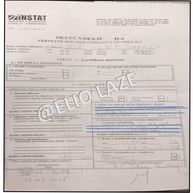 Elio Laze: Ja si po përpiqen institucionet që personin që vdiq në ...