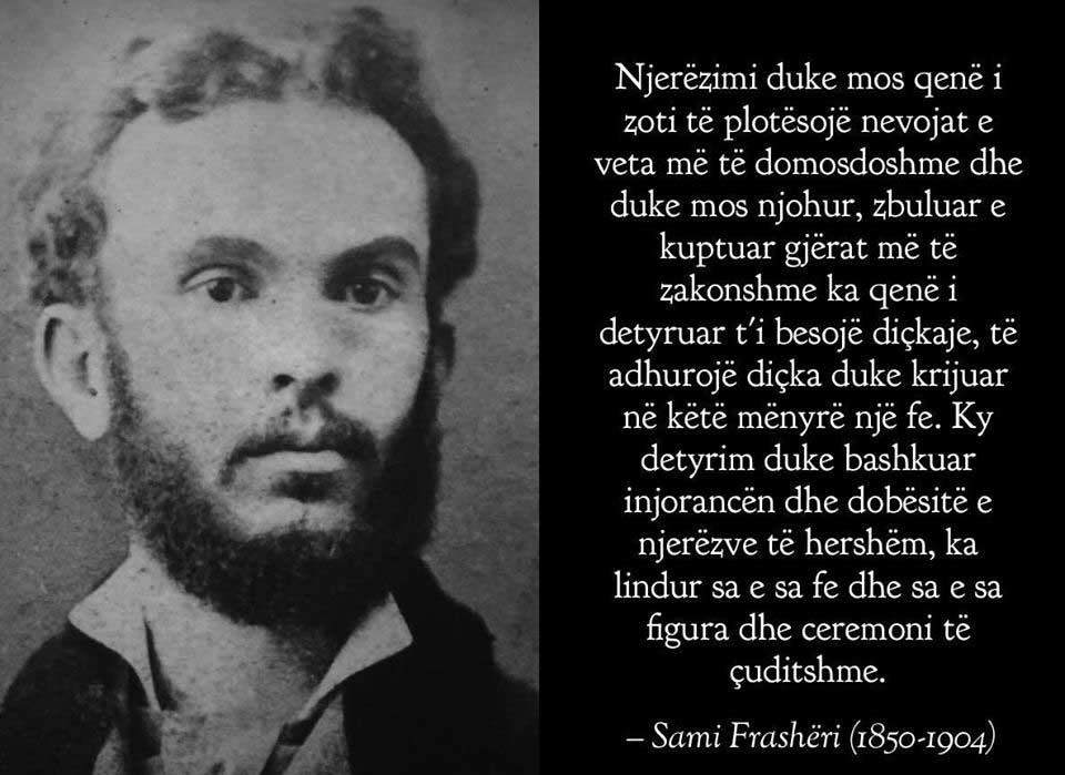 Sejdo Harka: Sami Frashëri, ideatori i Shqipërisë së sotme dhe të ...