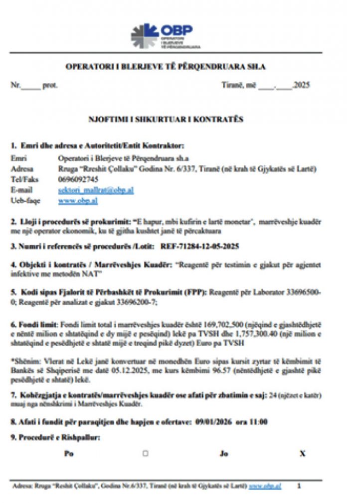 Oligarkët e shëndetësisë si ‘shushunja’, Allajbeu merr 2.2 mln edhe ...